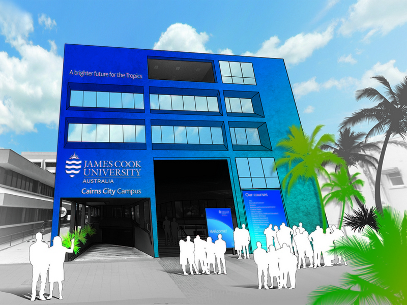 Work ramps up on JCU's new CBD campus