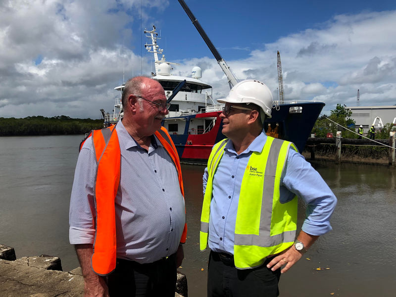 Warren Entsch officially opens stage one of Cairns Marine Precinct