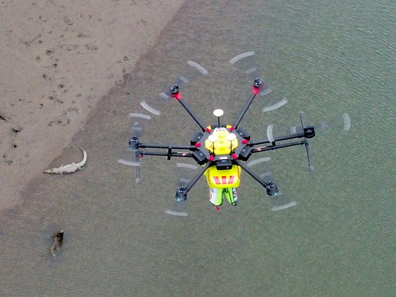 World's first croc-spotting drone better than the human eye