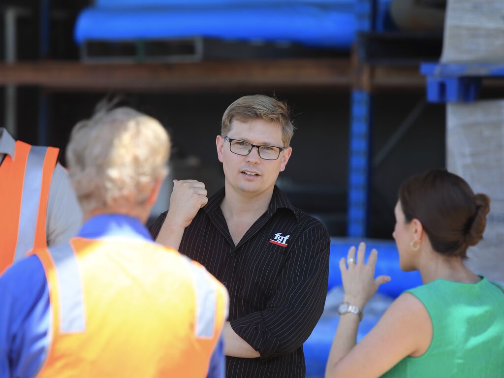 Local contractors on board with Palms Collection